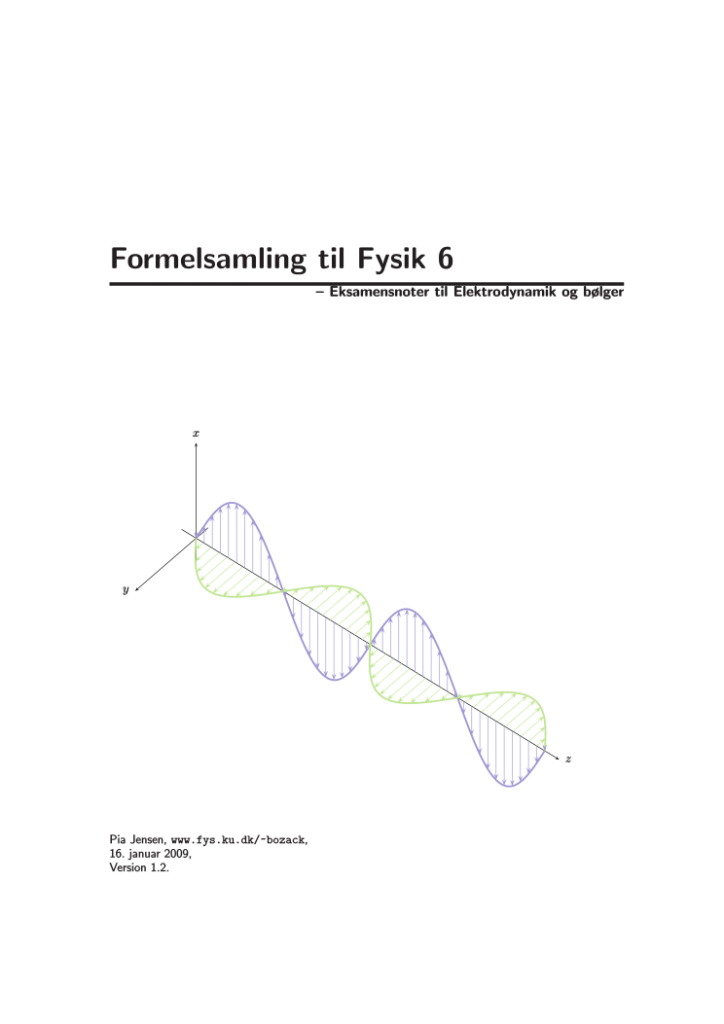 Formelsamlinger » Ray